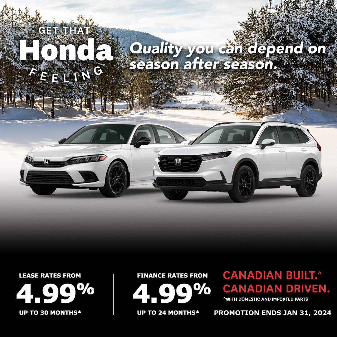 Specials on New Honda Vehicles | Mississauga Honda